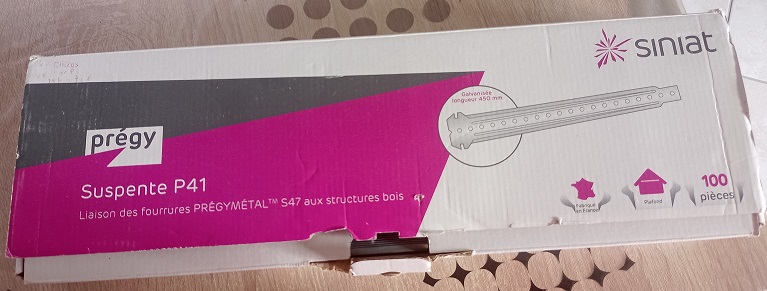 SUSPENTES PLACO 450 MM SINIAT - VendezVosMateriaux